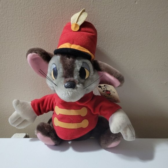 Disney | Toys | Vintage Disney Timothy Mouse Plush Toy | Poshmark